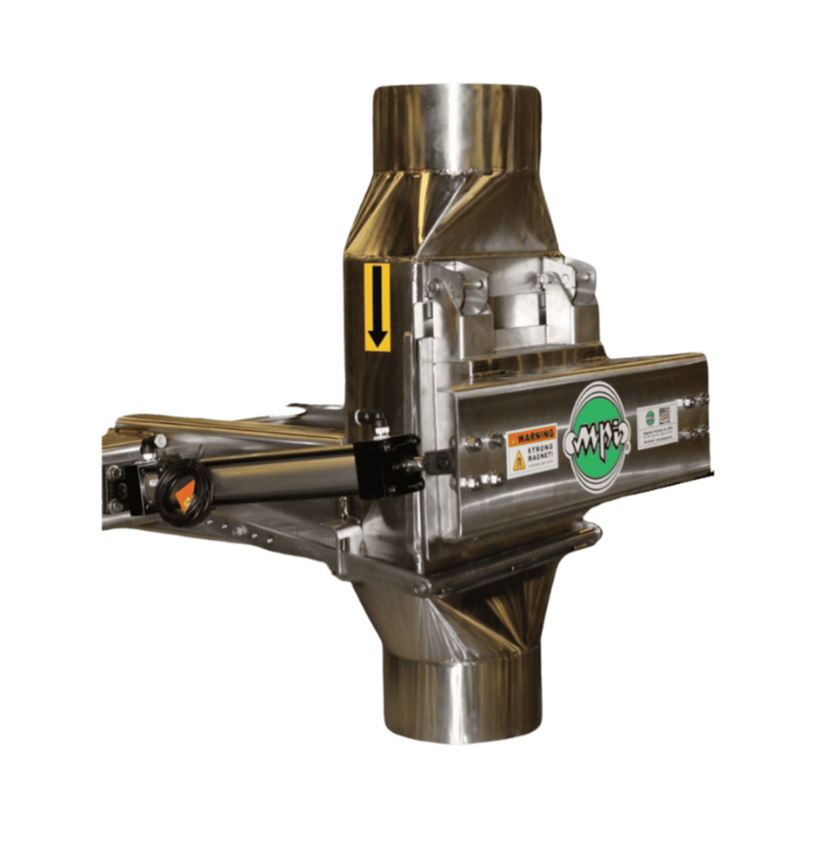 Self-Clean Plate Magnet With Housing (Inline Plate) - MPI | Magnetic ...